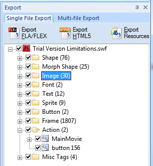 Sothink SWF Decompiler--Convert SWF to FLA/FLEX, SWF to HTML5