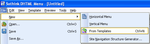 Sothink Menu Templates Create Dhtml Menu Tree Menu For Your Website In No Time